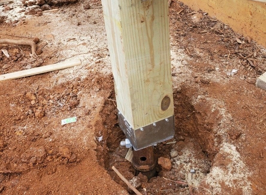 Helical Pier Deck Foundations MD VA | Design Builders