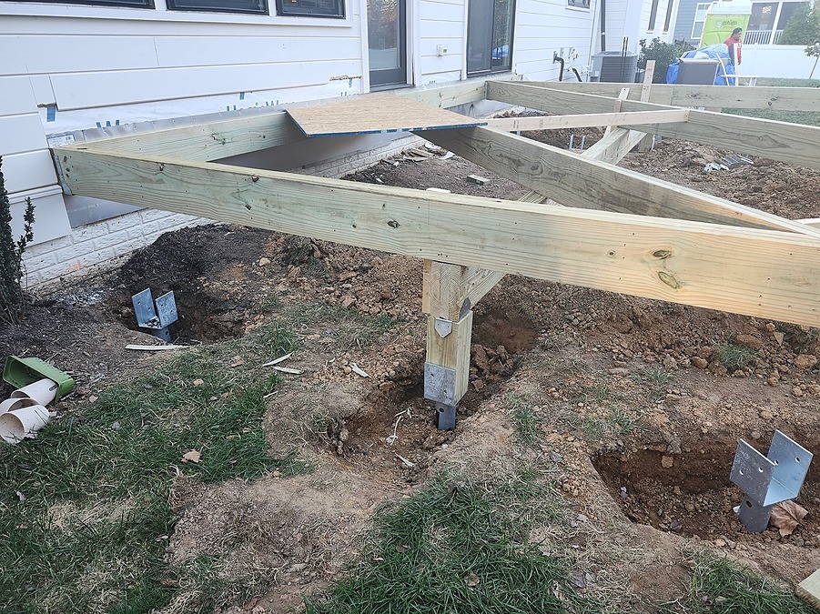 Helical Pier Deck Foundations MD VA | Design Builders